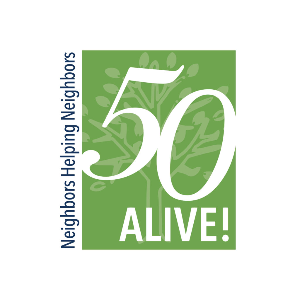 ALIVE! logo 50th anniversary | ALIVE!
